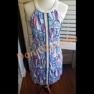 Lilly Pulitzer | Dresses | Red Right Return Lilly Pulitzer Pearl Shift ...